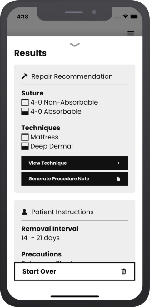 Suture.app | An easy-to-use, free, bedside app for laceration repairs